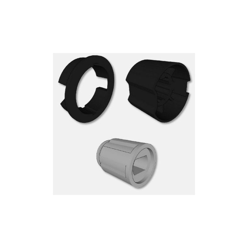 BC56308W Bague et couronne compatible avec tube d’enroulement de 63mm ...